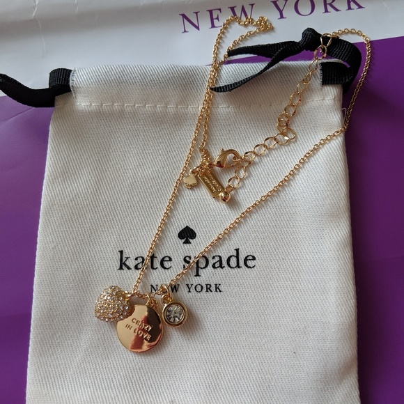 kate spade | Jewelry | New Kate Spade Gold Plated Necklace | Poshmark